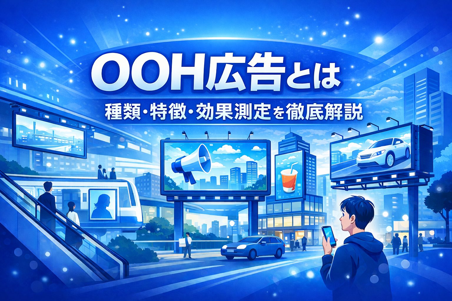 OOH広告とは？種類・特徴・効果測定を徹底解説｜交通・屋外メディア入門